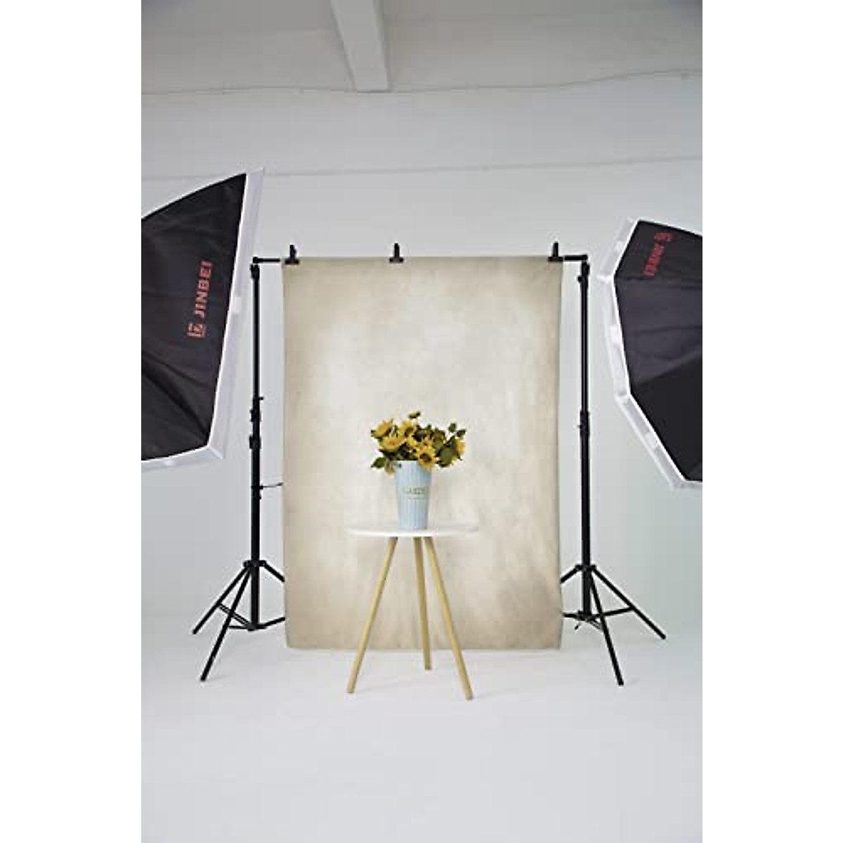 Kate 5x7ft/1.5x2.2m Light Yellow Backdrop Little Brown Gold Abstract Texture Portrait Photography Backgrounds Photo Studio Props