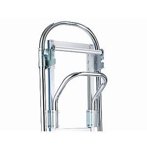 SmarketBuy Convertible Hand Truck 1000 LBS Weight Capacity 2 in 1 Heavy Duty Hand Truck Durable Aluminum and Steel Construction with Nose Plate 4 Wheels Hand Truck Dolly