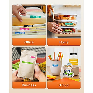 Replacement for Brother P-Touch Label Maker Tape TZe 12mm 0.47 Ribbon Laminated TZ Colored Refills Compatible with Brother P Touch PT-D210 D220 H110 1000 1280 D400 Cube, 1/2" x 26.2', 6 Pack