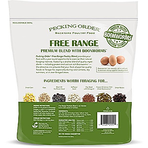 Pecking Order Boonworm Treats, Free Range Blend (10 lb)