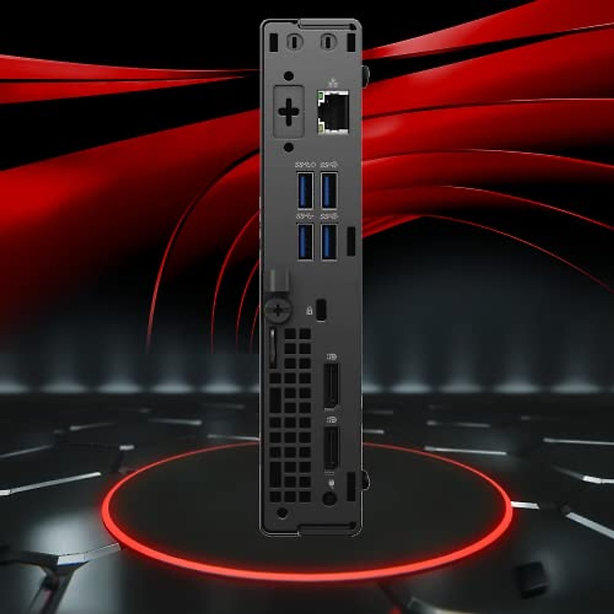 Dell OptiPlex 7080 XE Mini PC Business Desktop, Intel Core i5-10500T Processor, 32GB DDR4 RAM, 2TB PCIe SSD, Wi-Fi 6, Bluetooth 5.1, Ethernet, Windows 11 Pro, Black