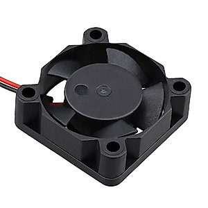 GDSTIME 30mm x 30mm x 10mm 1 inch Small 12V DC Brushless Cooling Fan 2-Pack
