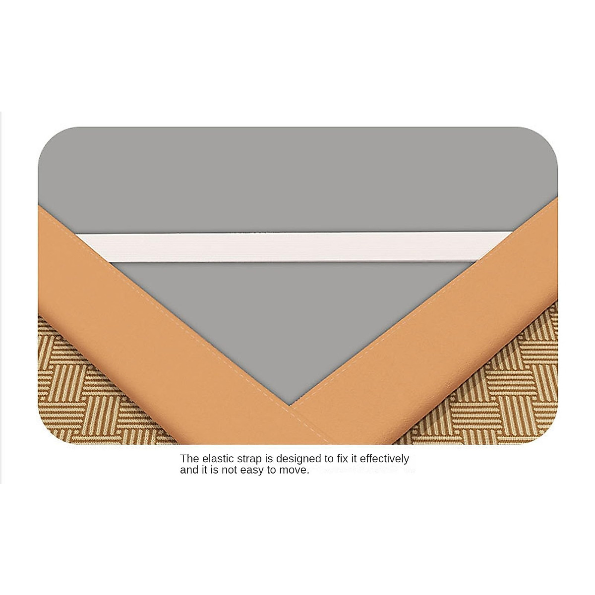 Summer Sleeping Pad Ice Rattan Mat 3 Piece Set (1 Mattress + 2 Pillowcases) Summer Ice Silk Mat Washable Cooler Mattresses (Gray, 59 * 78in/150 * 200cm)