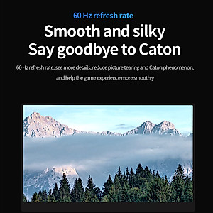 TOPINCN FHD Computer Display, 178 Degree Dual Speakers 14in IPS Portable Monitor 1920x1080 Resolution with Magnetic Cover for Mobile Phone (US Plug)