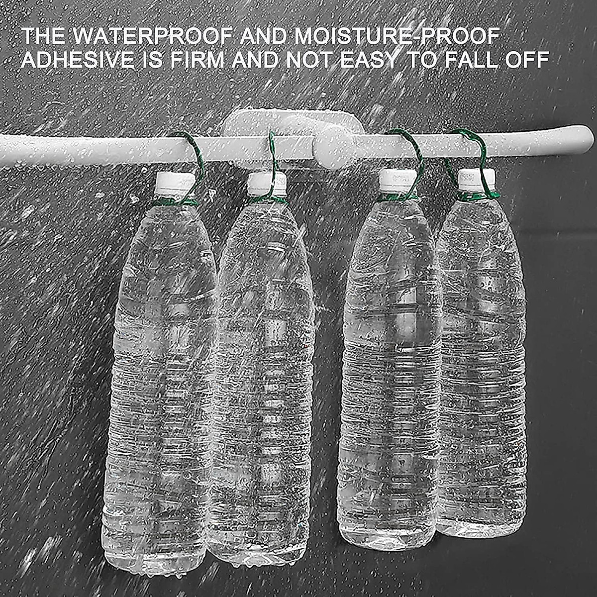 Generic Towel Bar, for Bathroom Kitchen Towel Rack Self Adhesive Towel Holder Storage Rack Shoe Rack Punch-Free Shelf Bath Towel Holder Bathroom Rack/Blue