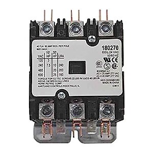 Miller 180270 Contactor, Def Prp 40A 3P 24Vac Coil w/Boxlug