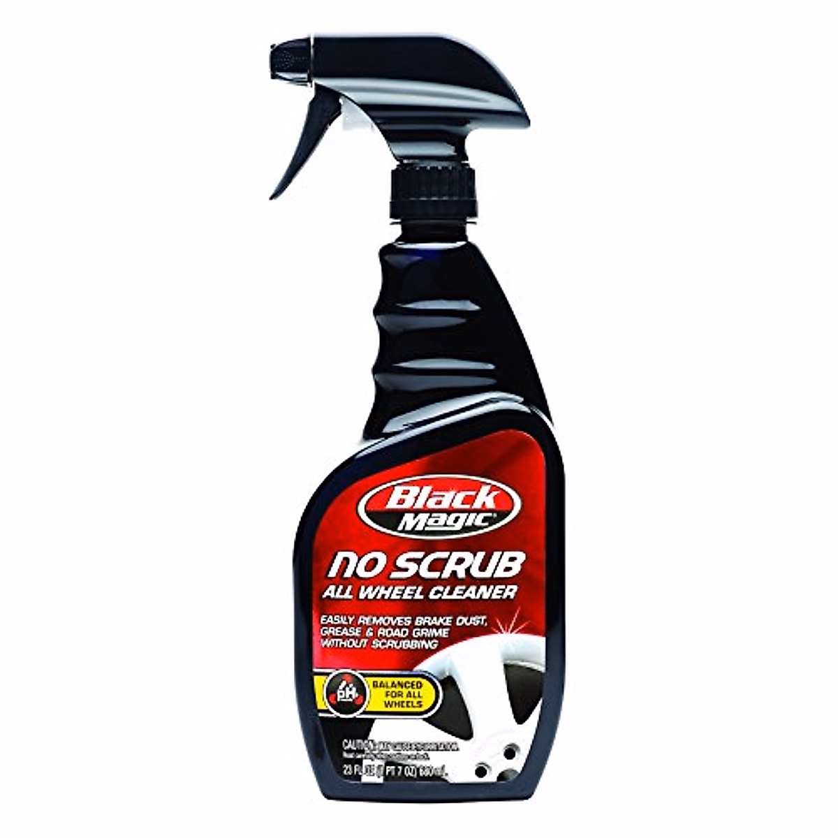 Black Magic BM41023-6PK No Scrub All Wheel Cleaner, 23 oz. (Pack of 6)