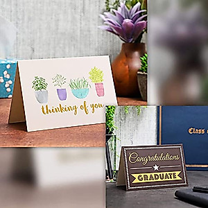 All Occasion Blank Greeting Cards with Envelopes, Assorted 48 Designs(4 x 6 in, 144 Cards)