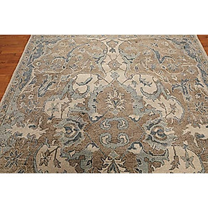 Old Hand Made Allura Floral Traditional Persian Oriental Woolen Area Rugs (8'x10')