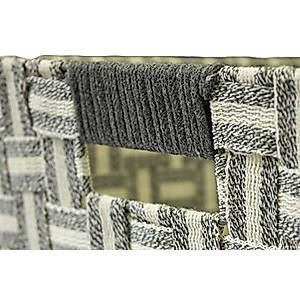 OneDesign Home: Set of 3 Woven Storage Basket - S/M/L (White)