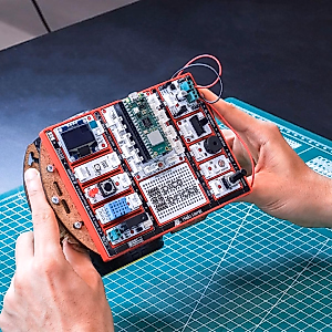 PicoBricks Raspberry Pi Pico W Starter Kit - 26 Pieces DIY Project Kit with 3 Learning Book and 25 Project Videos, Raspberry Pi Starter Kit, Raspberry pi pico, Raspberry pi kit