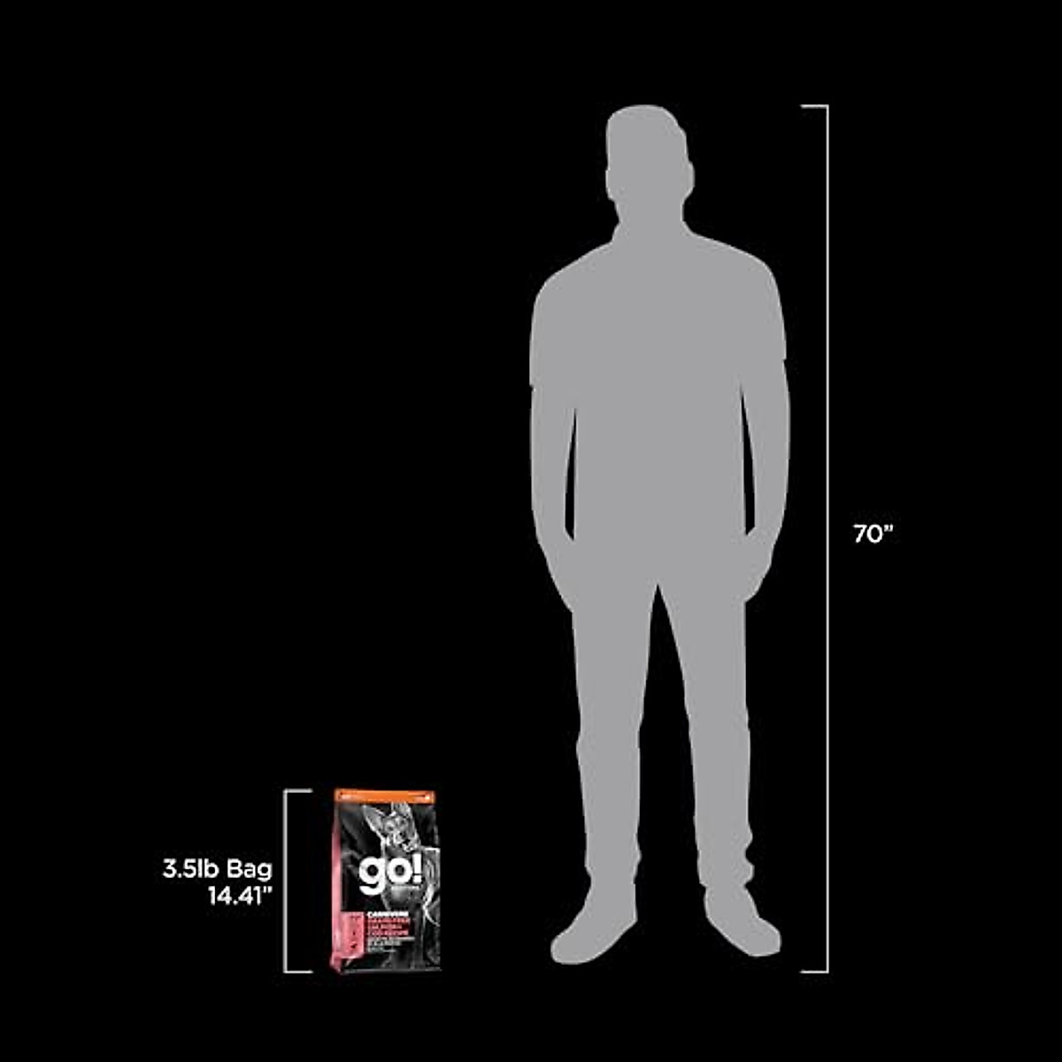 Go! Solutions Carnivore Grain Free Dog Food, 3.5 lb – Salmon + Cod Recipe – Protein Rich Dry Dog Food – Complete + Balanced Nutrition for All Life Stages