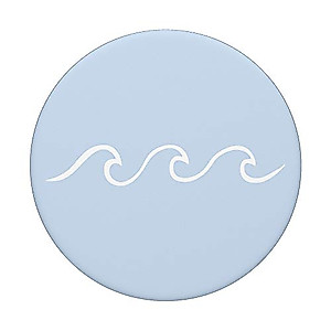 Aesthetically pleasing beach Japanese wave minimalist surf PopSockets Swappable PopGrip