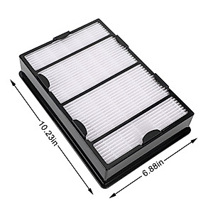 HAPF600 HEPA Filter B Replacement Compatible with Holmes HAP615 HAP625 HAP650 Hapf600,3 H13 True HEPA & 6 Carbon Filters