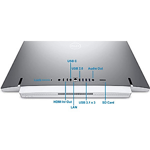 Dell Inspiron 7700 All in One, 27 FHD Touchscreen, Intel 11th Gen i7-1165G7, 16GB RAM, 256GB NVMe SSD, Webcam, Nvidia Geforce MX330 2GB Graphics, HDMI, SD-Card, USB Type-C - Windows 10 Pro (Renewed)