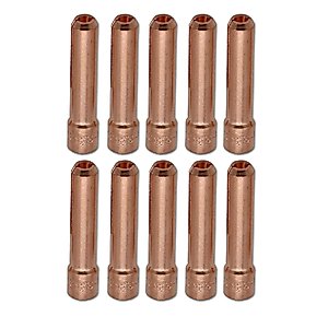 10PK TIG Stubby Collets 10N24S 3/32" & 2.4mm for WP 17 18 26 TIG Welding Torch (10N24S (3/32"))
