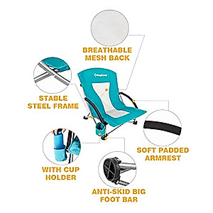 KingCamp KC3841_Cyan Camping Chair, One Size