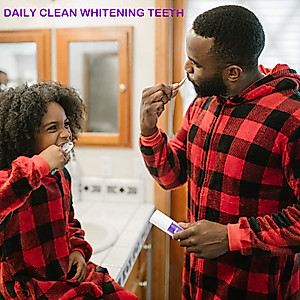 Purple Toothpaste for Extra Teeth Whitening, Stain Removal, Purple Tooth Gel Suitable for Sensitive Teeth and Gum Repair