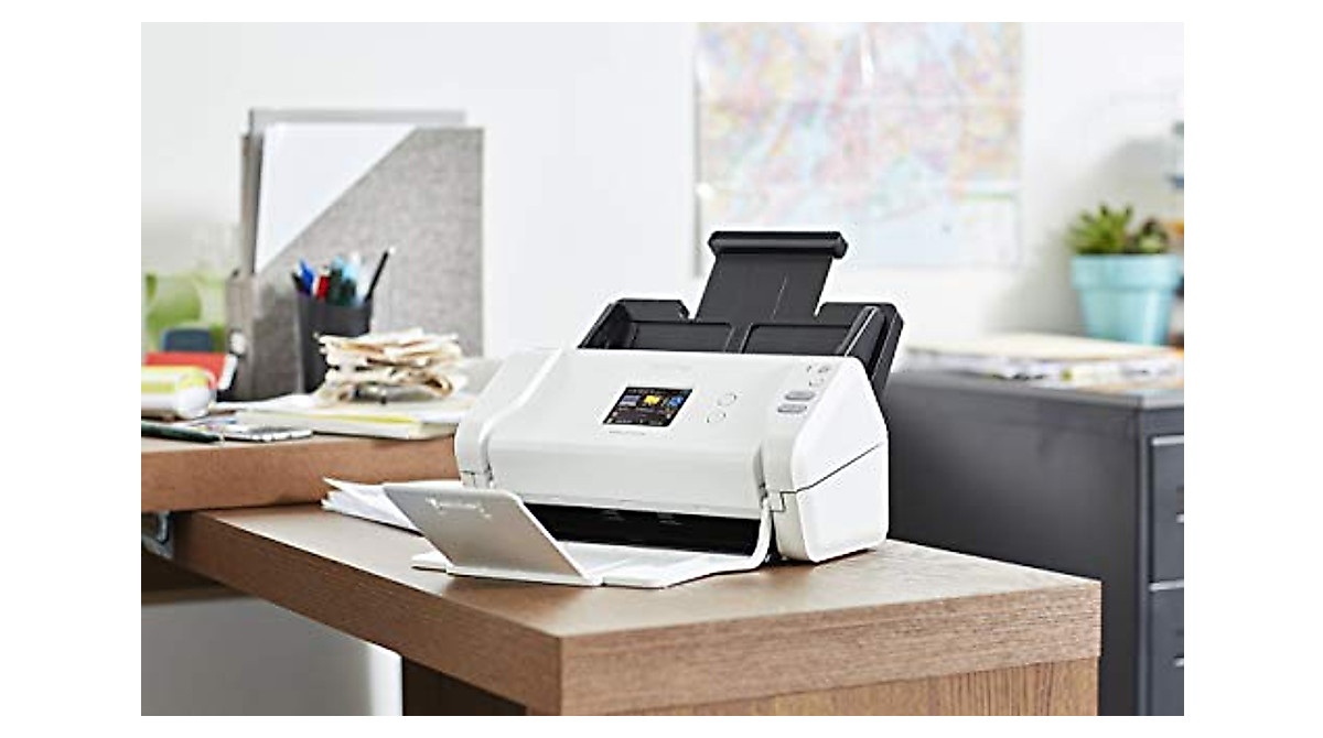 Brother ADS-2700W Wireless Desktop Scanner - High-Speed Duplex Scan