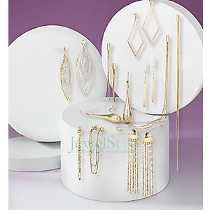 10k Real Yellow Gold Filigree Chandelier Dangle Earrings - 20mmX45mm, 1.71gr.