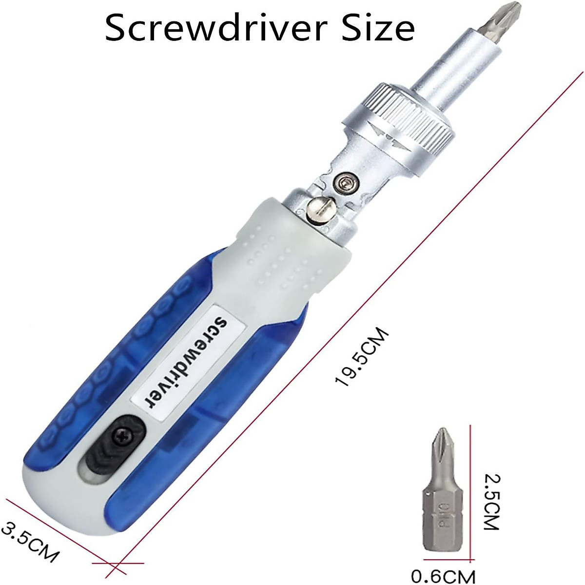 LIUZEYUAN Magnetic Ratchet Screwdriver Set 14 in 1 Multi Screwdriver,Ratchet and Adjustable Rotary Angle Screwdriver Repair Tool with 14 pcs S2 Alloy Steel Bits for DIY, Home, Repair Work