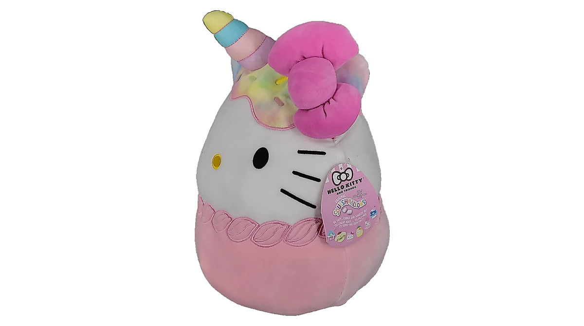 Cute Hello Kitty Squishmallows Plush Toy - 8-Inch Sanrio Collection