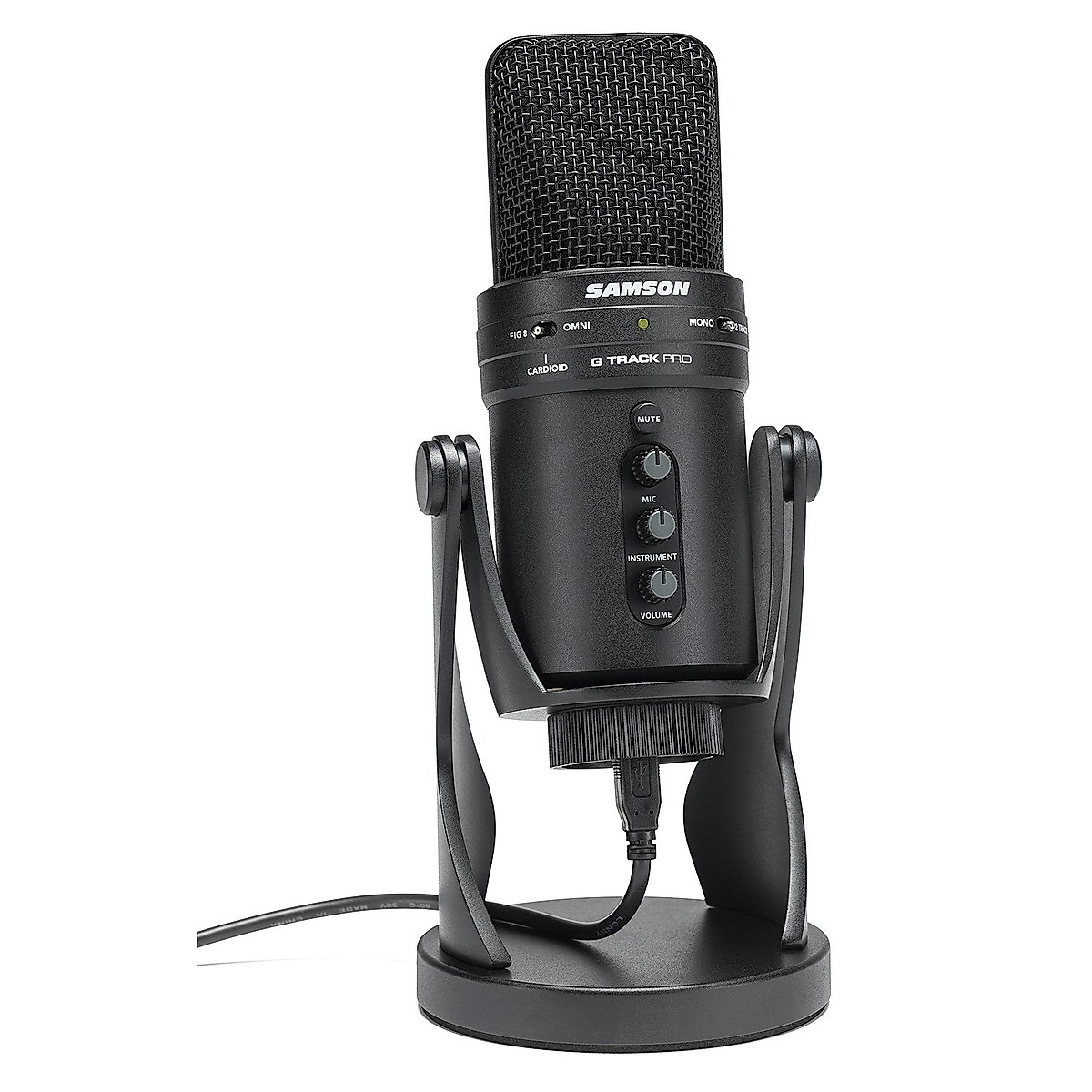 Samson G-Track Pro Professional USB Condenser Microphone with Audio Interface