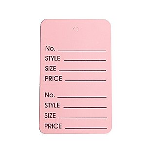 Metronic Marking Tags-Price Paper tag, Pack of 1000 (5911 Pink)