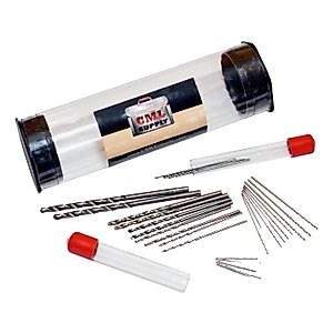 Mini Micro Drill Bit Set 30 pcs 0.013"-0.079" (0.4-2mm)