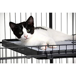 Prevue Pet Products Replacement Platform Shelf for 7500 & 7501 cat Cages, Black (7503)
