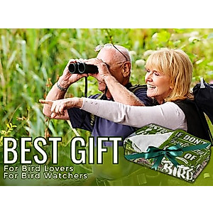 Bird Watching Gifts, Bird Blanket for Bird Lovers & Bird Watchers, Bird Lover Gifts, Bird Nerds Gifts, Bird Watching Blanket, Blanket for Bird Lovers, 65 x 50 Inches Flannel Throw Blanket, Green