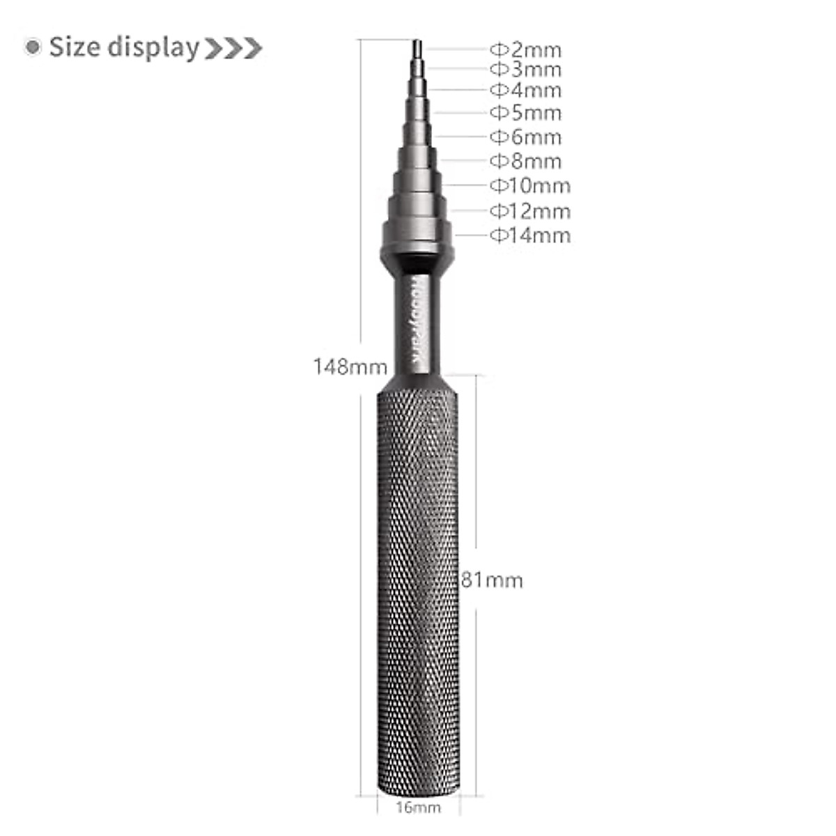 Hobbypark RC Bearing Driver Bearing Puller Removal Tool Bearing Press and Small Sleeve Hex Socket Wheel Wrench for RC Car Roller Skates Skateboards