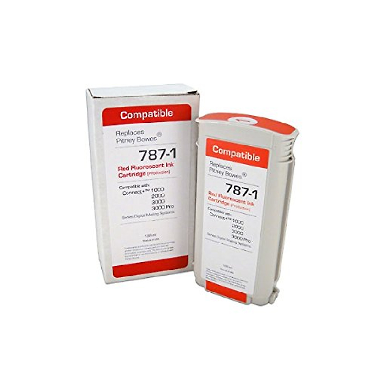#787-1 Max Volume Pitney Compatible Ink Cartridge with 90 Day Warranty for Connect+ Series Mailing Machines by Discount Supply Company