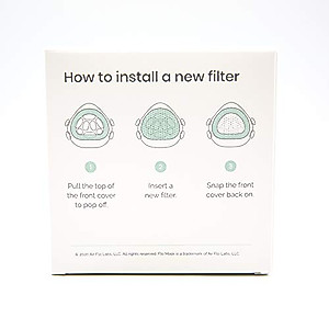 Flo Mask Kids - Sub-Micron Replacement Filters (25-Pack) for Children's Mask, Made in USA