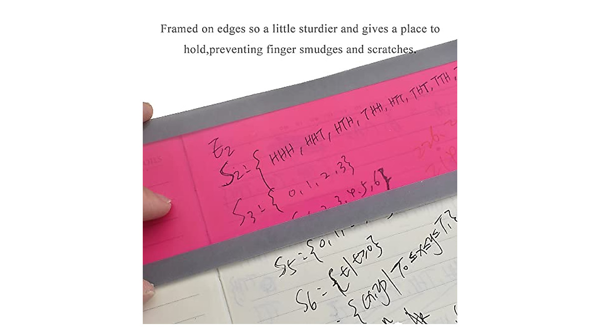 Acoeitl Guided Reading Highlight Strips for Dyslexia and Focus