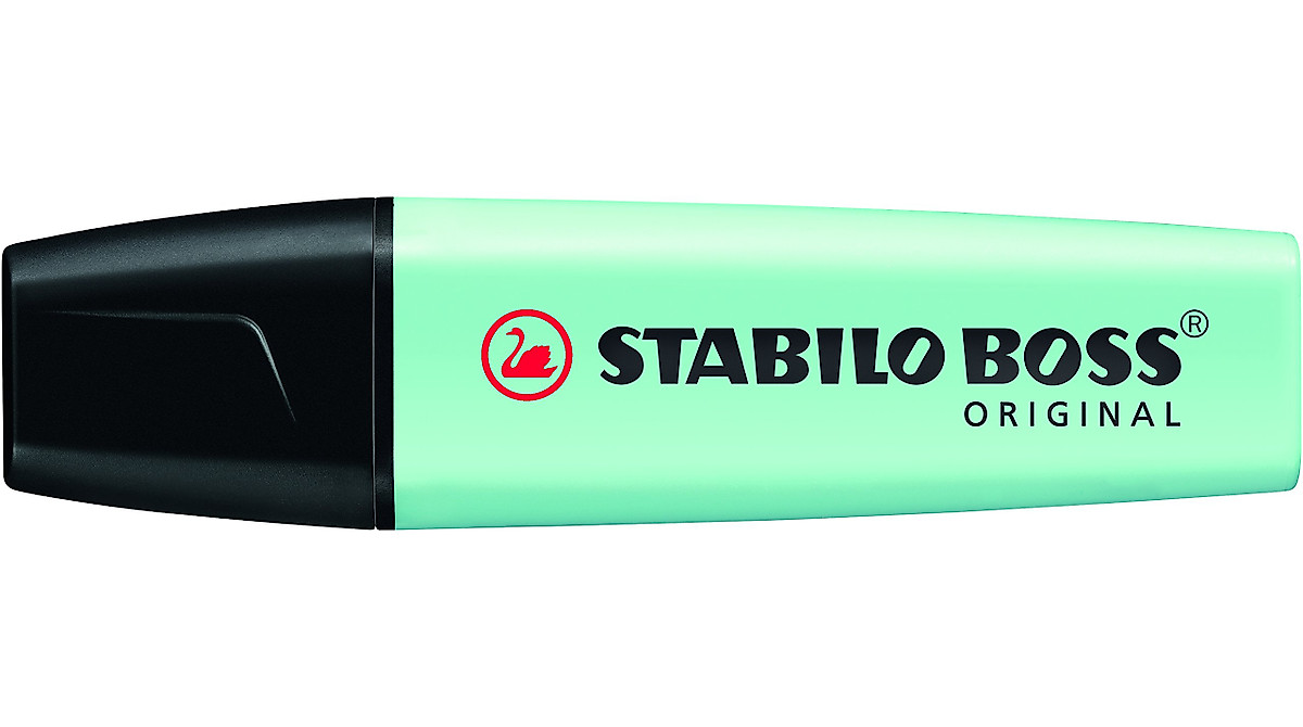 STABILO Boss Original Highlighters Pastel Turquoise Pack of 3