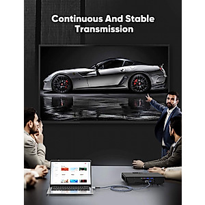 Capshi HDMI A to DVI Adapter Cable 6FT, High-Speed Gold-Plated Plug and Play Bi-Directional Nylon Braid 1080p, DVI to HDMI Adapter for Televison/Monitor/Video Card/Graphics Card