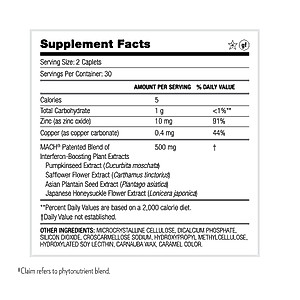 Shaklee - NutriFeron® Immune-Boosting Botanical Blend - Developed by Renowned Immunologist - Promotes Healthy Immune Function with Interferon-Boosting Ingredients - Contains Zinc - 60 Caplets