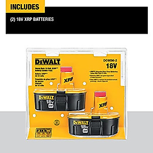 DEWALT 18V Battery, XRP, Combo Pack (DC9096-2)