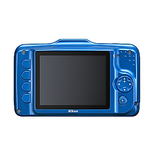 Nikon COOLPIX S31 10.1 MP Waterproof Digital Camera with 720p HD Video (Blue) (OLD MODEL)