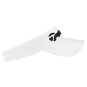 TaylorMade Golf Standard Radar Visor, White, Medium