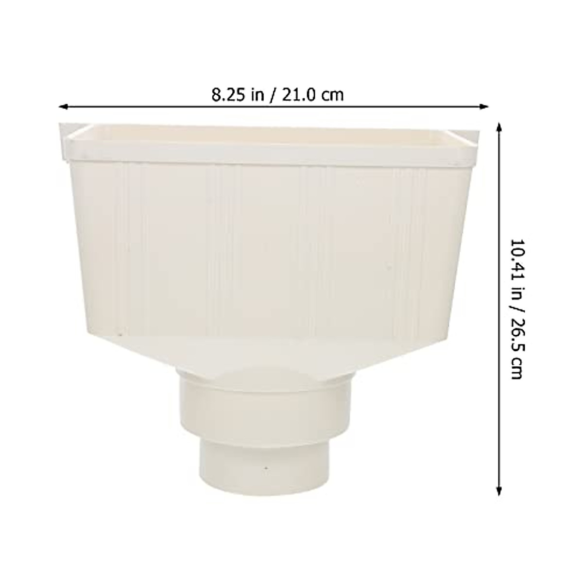 DOITOOL Gutter Downspout Adapter Universal Rainwater Gutter Downspout Outdoor Downspout Drainage Connector for Gutter Downspout Extensions (10.41x8.25x5.82 Inch)
