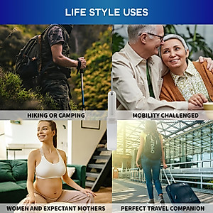 Portable Bidet for Travel - 3 Pressure Settings, USB Rechargeable, Adjustable Nozzle, Lightweight & Compact Design for Personal Hygiene Care – Ideal for Men, Women and Babies