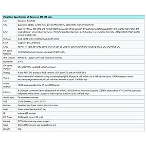 youyeetoo BPI M2 Ultra BPI-M2U- 2GB RAM 8GB ROM with SATA WiFi Bluetooth HDMI Support Dual Screen Display Android Raspbian Armbian Linux