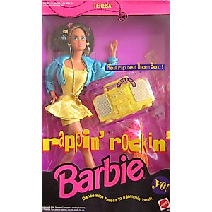 Barbie Rappin' Rockin' TERESA Doll w Working Boom Box (1991)