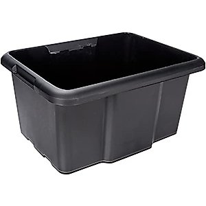 Sundis BAC-15L 15L Box-Stackable and Nestable-High Resistance, Black