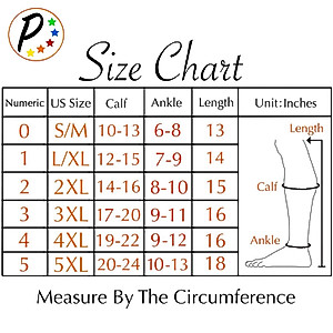 Presadee Open Toe 15-20 mmHg Moderate Compression Leg Calf Swelling Zipper Sock (Beige, 2XL)