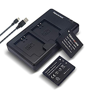 Newmowa NB-11L/11LH Battery (2 Pack) and Dual USB Charger Kit for Canon NB-11L/11LH and Canon PowerShot A2300 is, A2400 is, A2500, A2600, A3400 is, A3500 is, A4000 is, ELPH 110 HS, ELPH 115 HS
