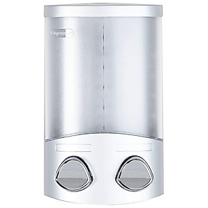 Better Living Products 76234-1 DUO 2-Chamber Dispenser, Satin Silver