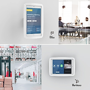 Beelta Tablet Wall Mount Compatible with 10.2 inch iPad 7th 8th 9th Gen Lockable Tiltable Anti Theft Security Adjustable